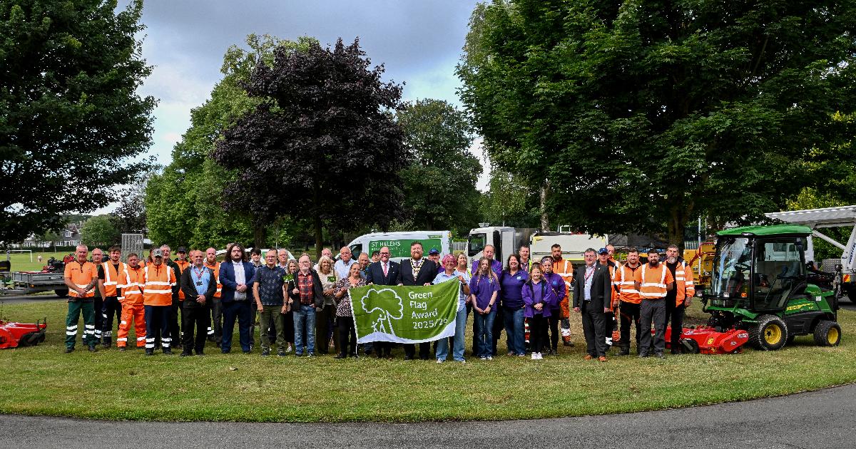 St Helens Borough raises new Green Flag Awards over six quality green ...